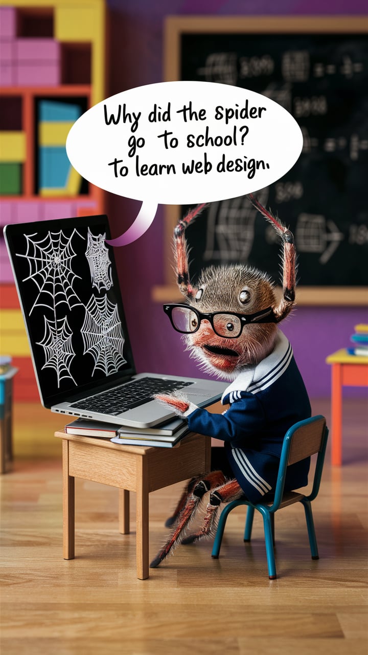 Why did the spider go to school? 🕷️📚 - Animal Direct News