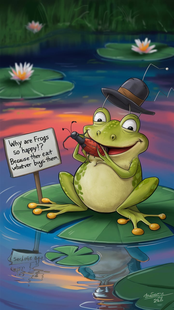 Why are frogs so happy? 🐸 - Animal Direct News